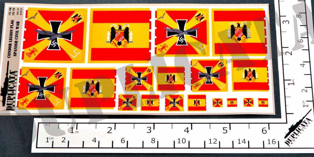 Condor Legion Standard, Spanish Civil War, 1/72, 1/48, 1/35, 1/32 ...