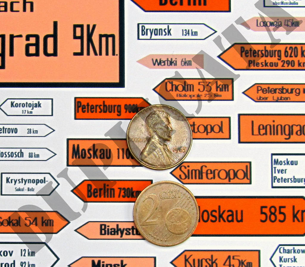 Diorama - German Direction Signs, Eastern Front - WW2 - 1/35 Scale ...