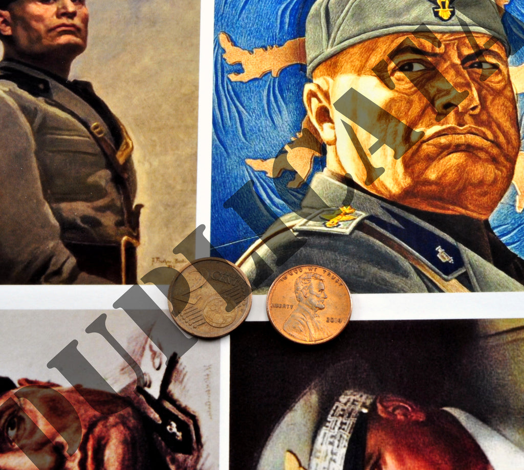 Diorama Accessory - Large Italian WW2 Mussolini Portraits - 1/35 Scale ...