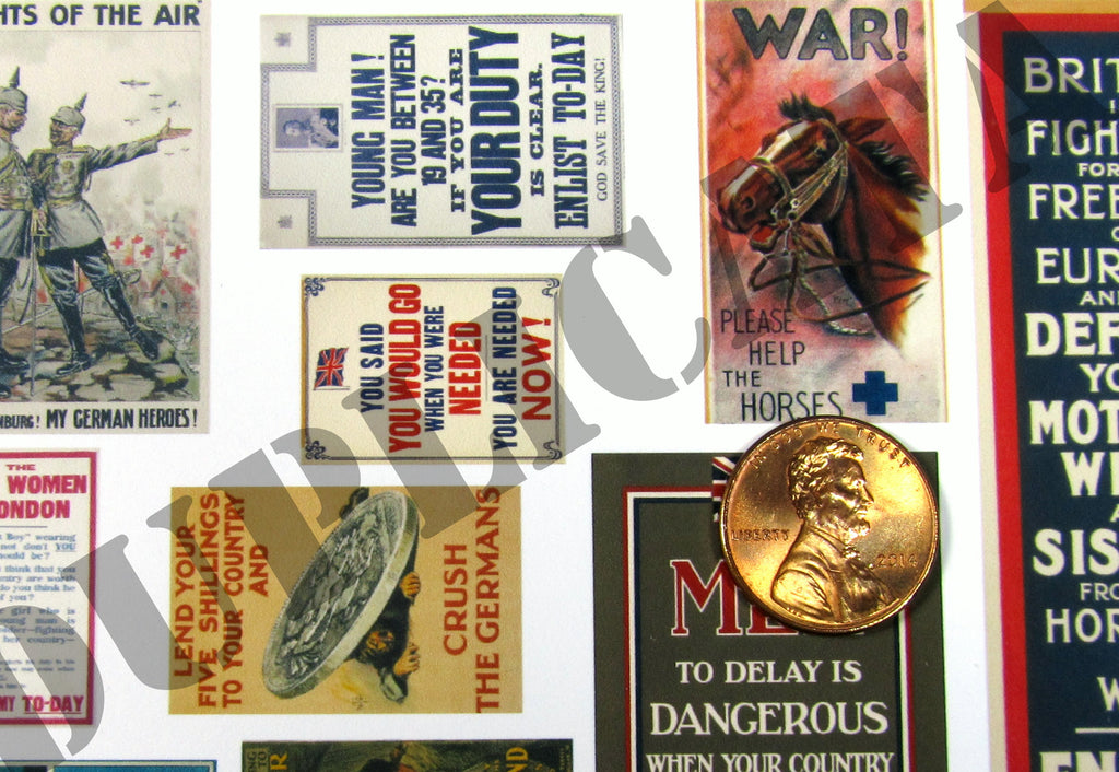 British WW1 Propaganda Posters - 1/35 Scale – Duplicata Productions