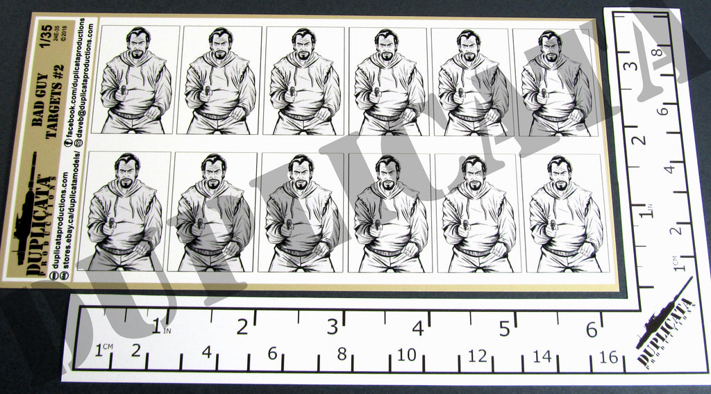 Diorama Accessory - Bad Guy Style Targets #2 - 1/35 Scale – Duplicata ...